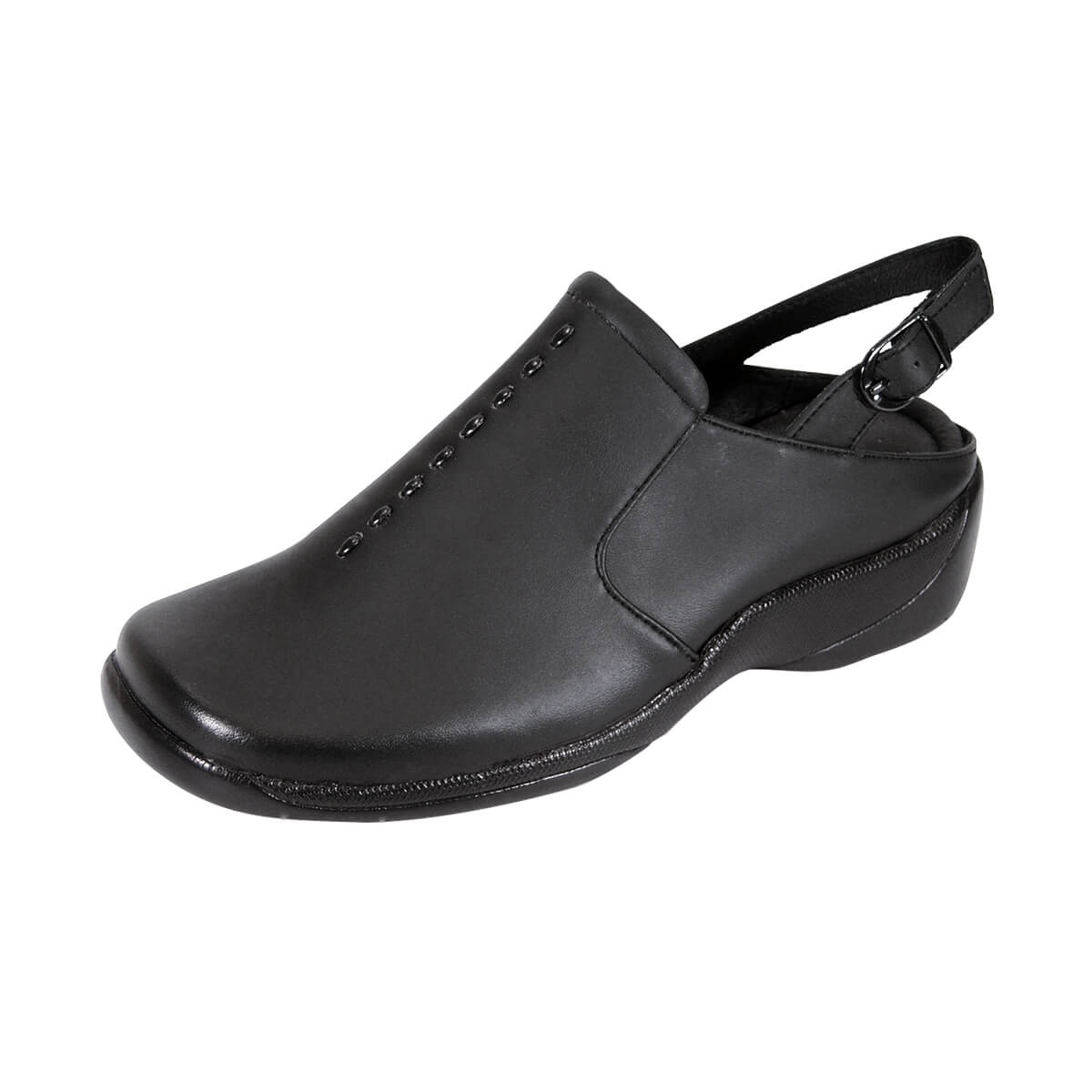 24 HOUR COMFORT Myra Women's Wide Width Leather Clogs – FootwearUS