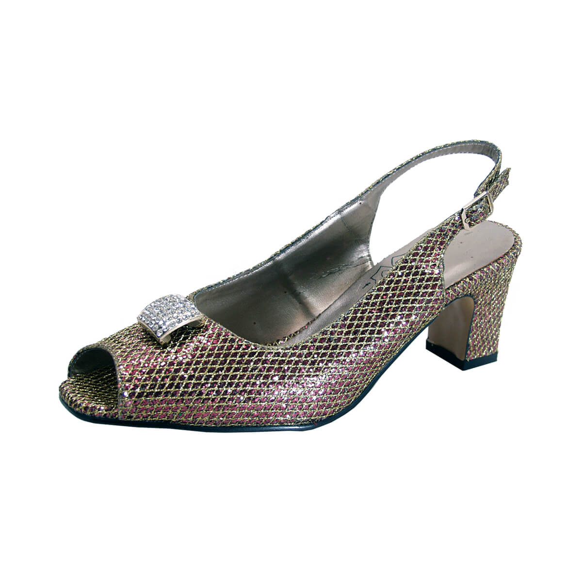 FLORAL Cameron Women's Wide Width Open-Toe Slingback Pumps – FootwearUS